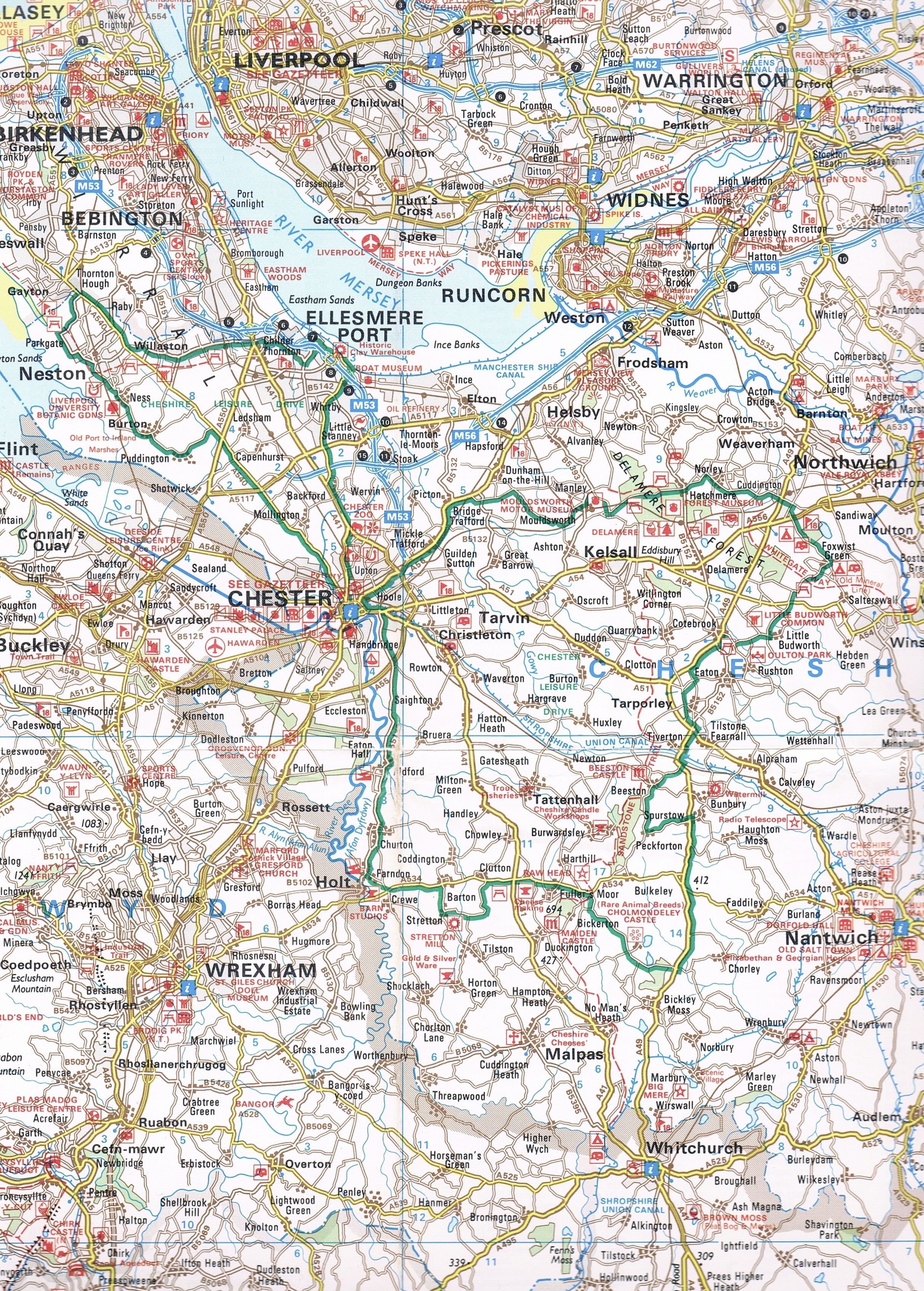 Cheshire Leisure Drive Map